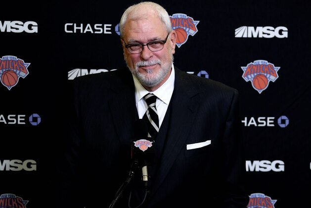 Phil Jackson Discusses Knicks' Struggles, Implementing Triangle Offense ...