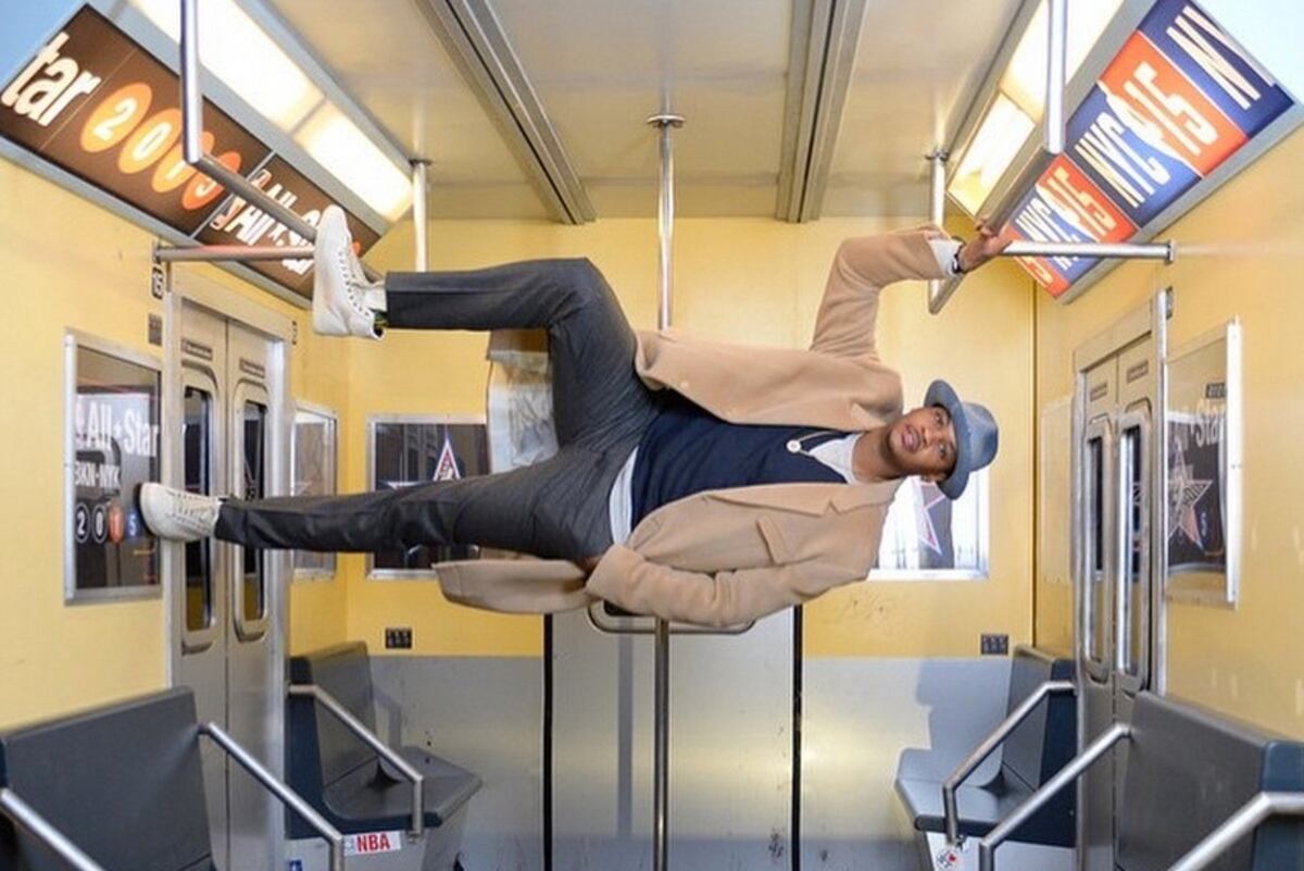 NBA Players Take Sideways NYC Subway Pics for All-Star Weekend | News ...