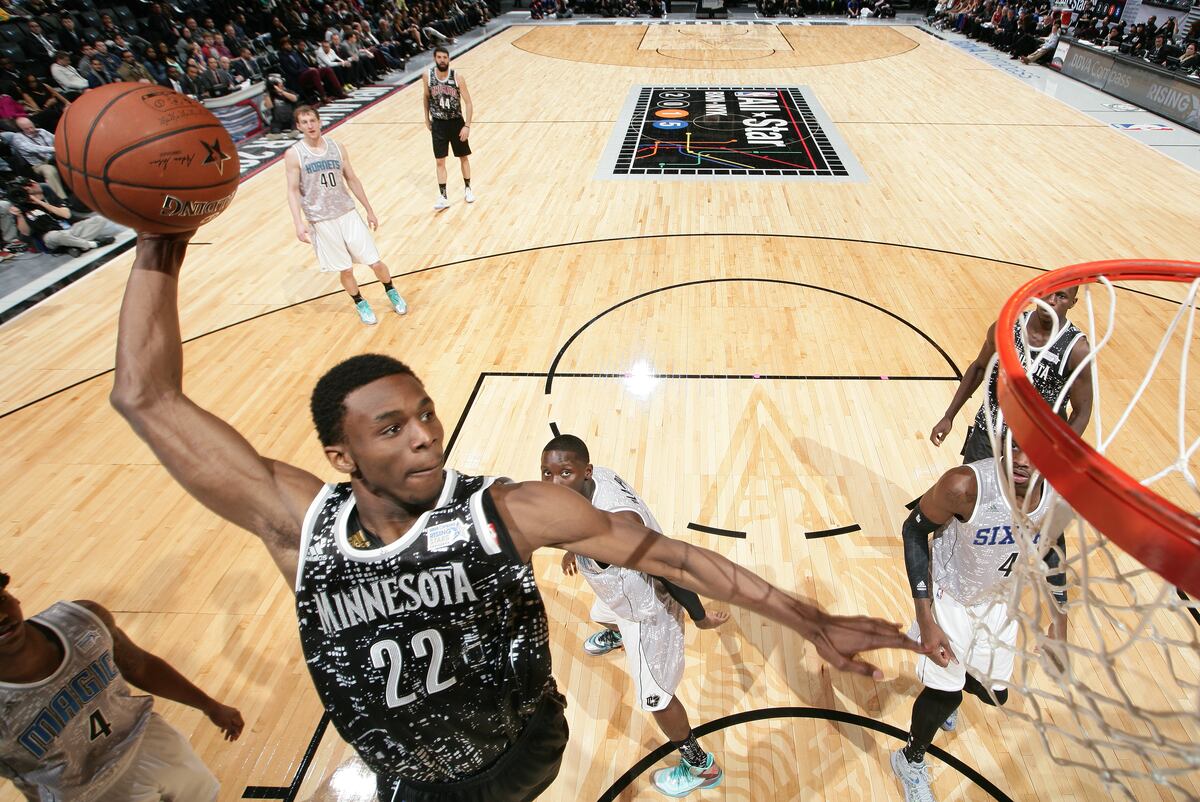 Andrew Wiggins Named MVP for 2015 USA vs. World Rising Stars Challenge ...