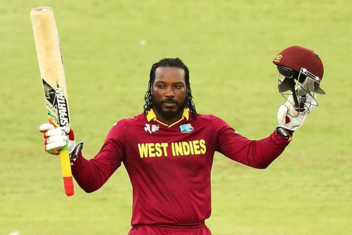 Chris Gayle Hits First 200 in Cricket World Cup History for West Indies ...