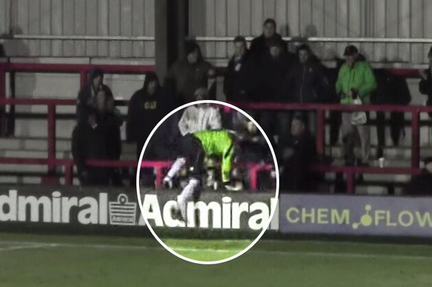 Kingstonian Goalkeeper 'Does a Cantona' by Jumping into Stands to ...