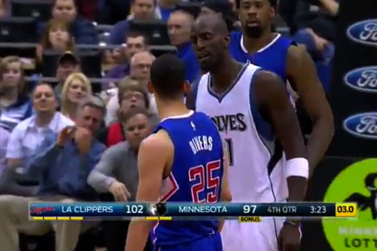 Kevin Garnett Lets Austin Rivers Know That He Will Not Be Tolerating