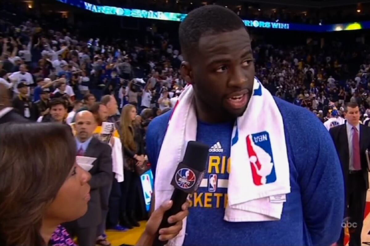 Draymond Green Stares Down Clippers Player After Getting Bumped During ...