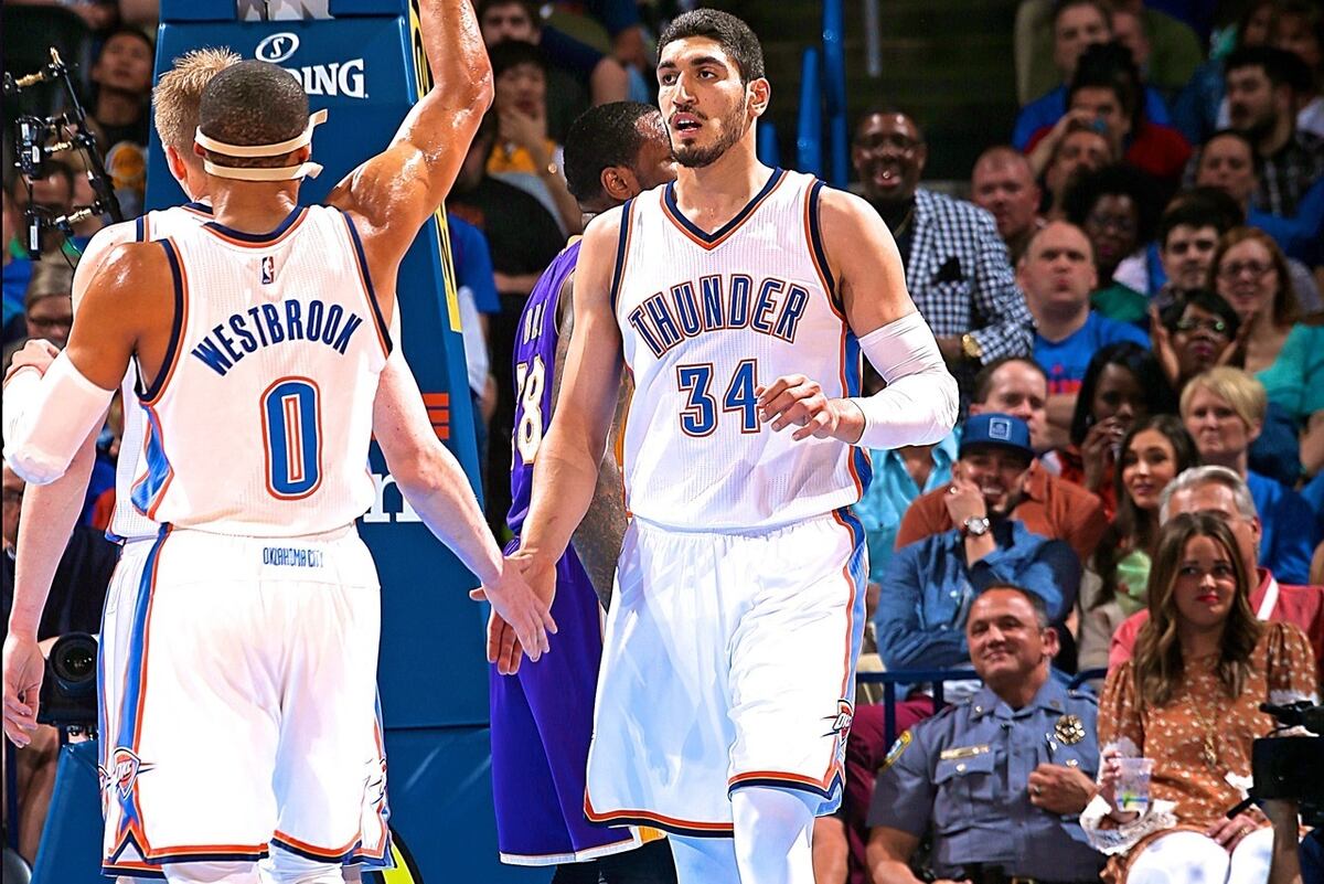 Enes Kanter Becoming Russell Westbrook, OKC Thunder's Surprise Wingman ...