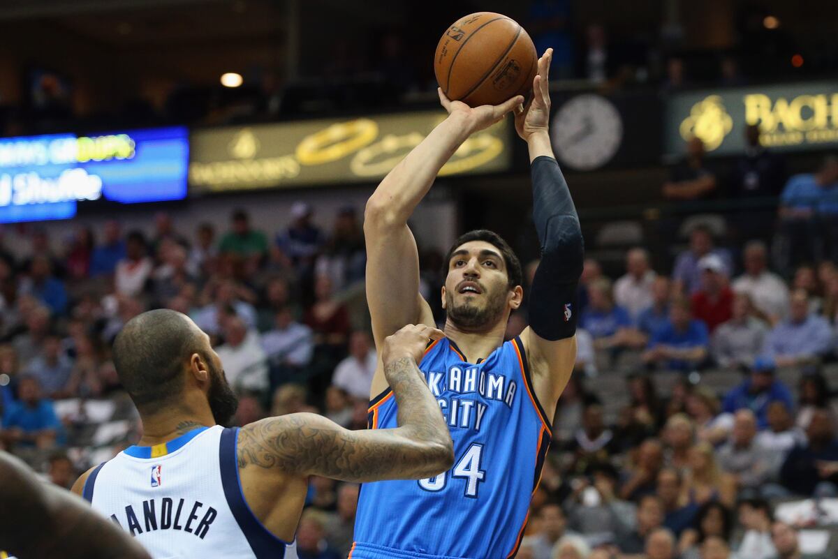 Enes Kanter Proving to Be Permanent Fixture in OKC Thunder's Starting ...