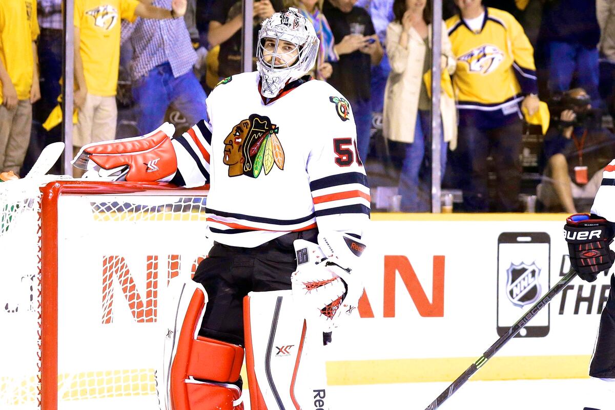 Corey Crawford Emerging as Chicago Blackhawks' Achilles' Heel vs ...