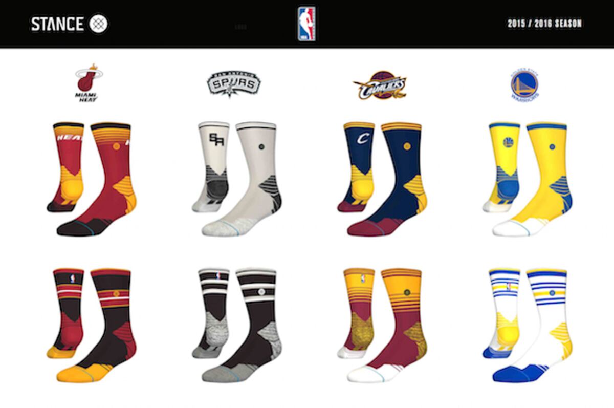 Stance Creates Team-Themed Socks for NBA Players to Wear During Games ...