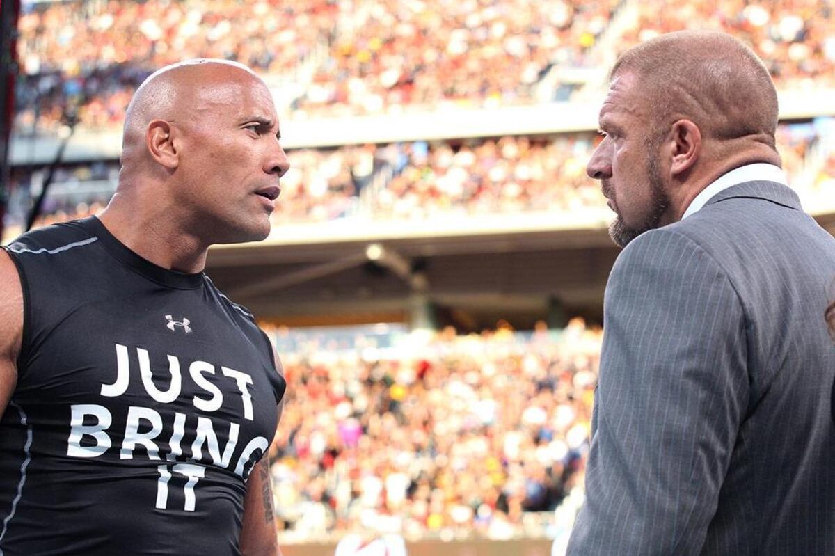 WWE Classic of the Week: Triple H vs. the Rock from Fully Loaded 1998 ...
