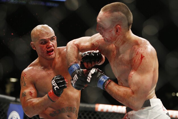 Robbie Lawler and Rory MacDonald Show off Battle Wounds Following UFC ...