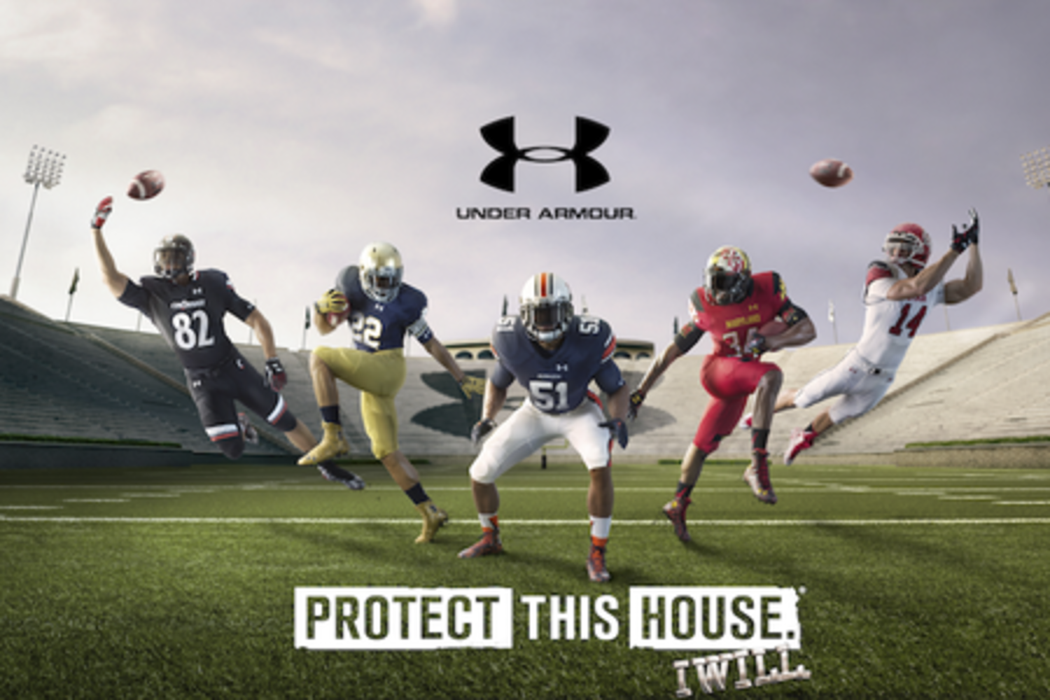 Under Armour Unveils New 'Ungrabbable' Uniforms for College Football ...