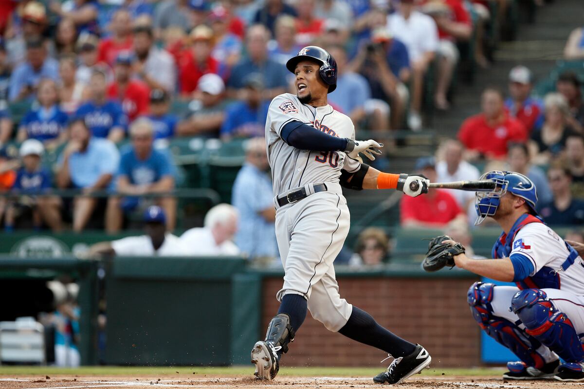 Gomez Hits 100th Home Run of Career, 1st with Astros | News, Scores ...