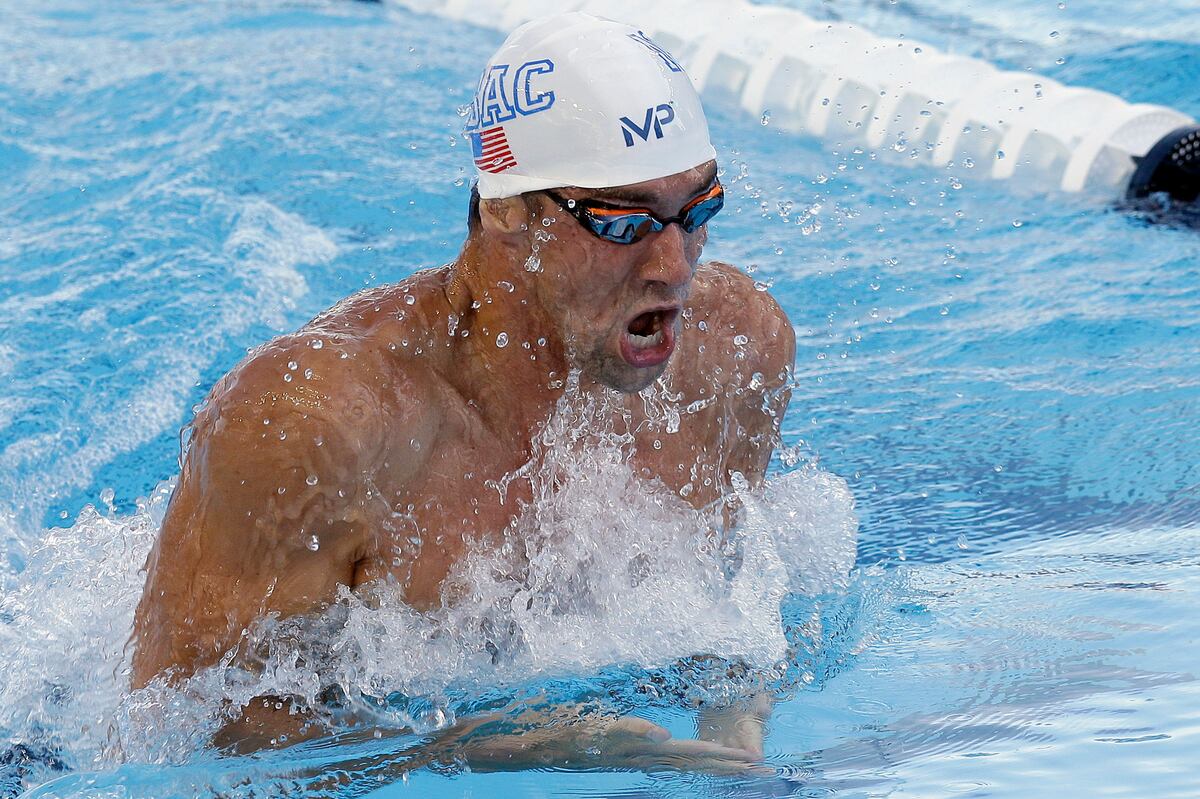 Michael Phelps Results from Monday at Phillips 66 National ...