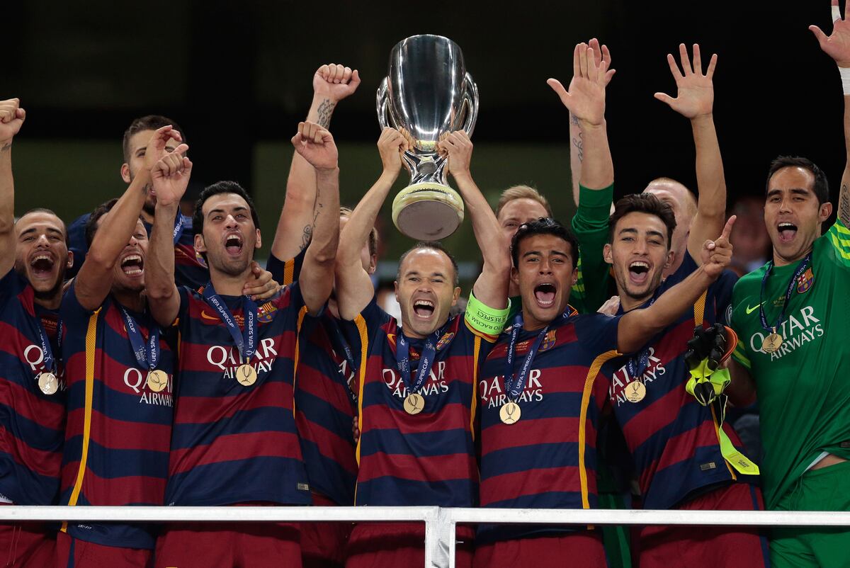 Andres Iniesta Wins 28th Title of His Career to Equal Xavi's Record ...