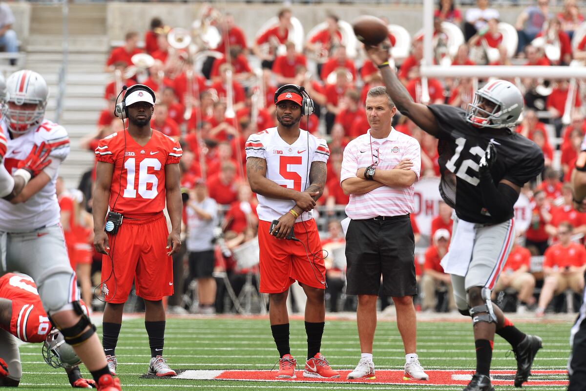 Cardale Jones Starts at QB for Ohio State vs. Virginia Tech over J.T ...