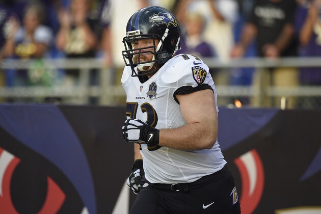 Marshal Yanda Suffers Season-Ending Ankle Injury During Ravens vs. Browns