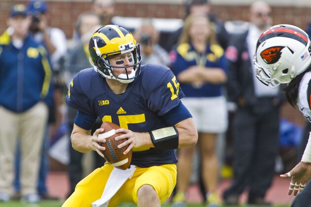 Michigan Has No Chance in Big Ten If Jake Rudock's Passing Problems ...