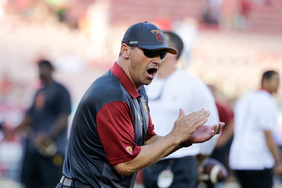 Steve Sarkisian Fired by USC After Taking Leave of Absence | Bleacher ...