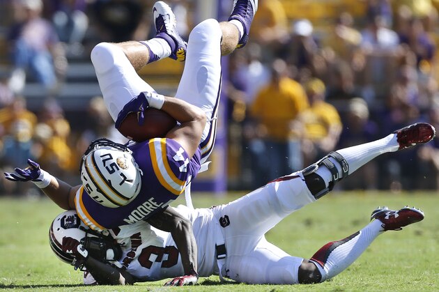 J.D. Moore Injury: Updates on LSU FB's Knee and Return