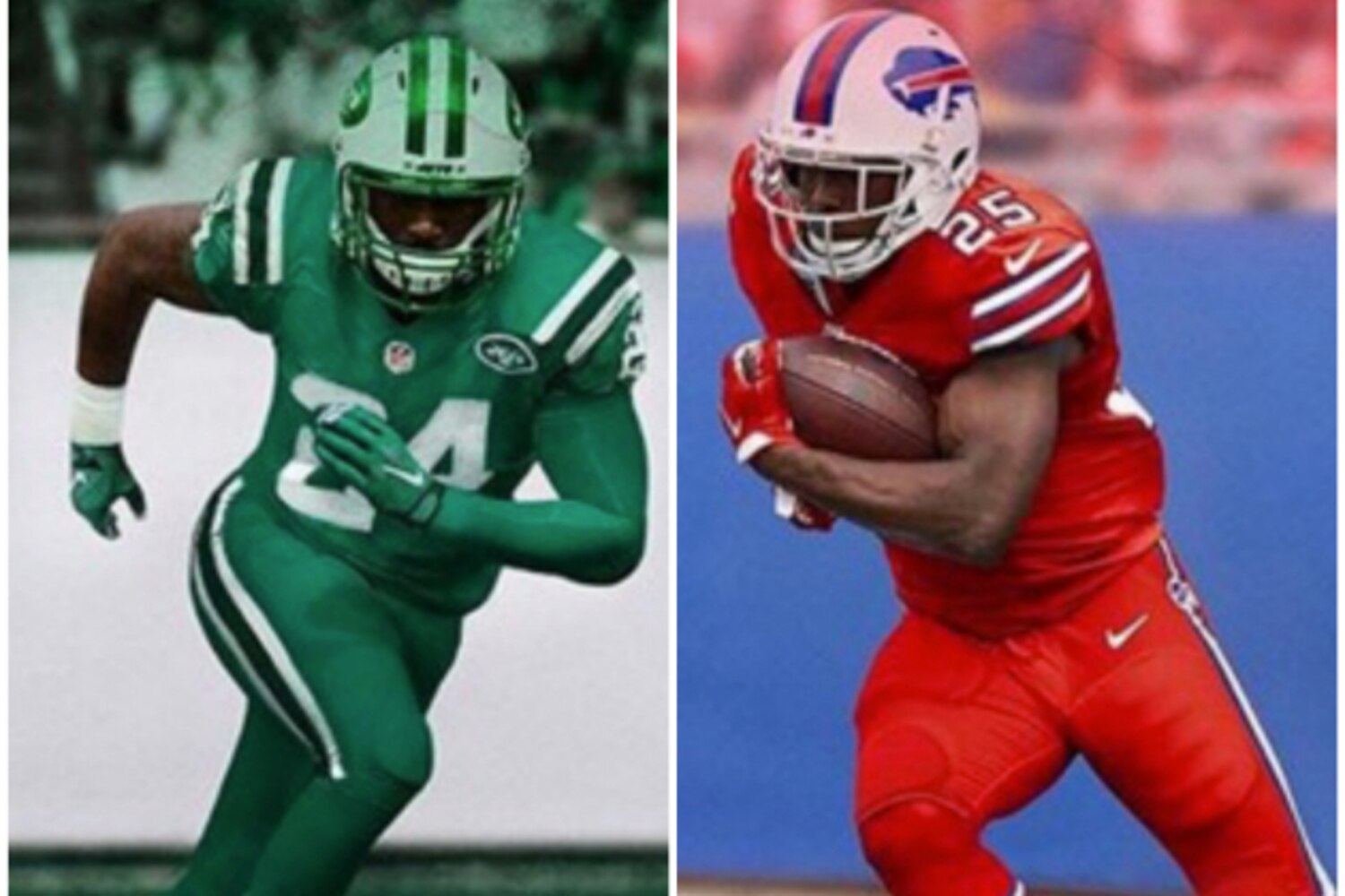 Titans and Jaguars "Color Rush" uniforms revealed : r/nfl