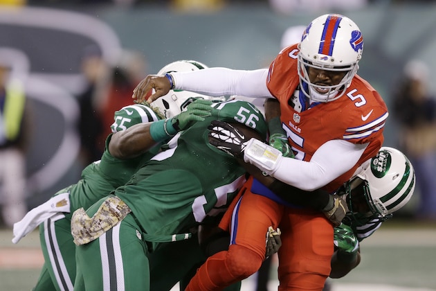 NFL's 'Color Rush' Uniforms for Bills-Jets Were a Disaster for ...