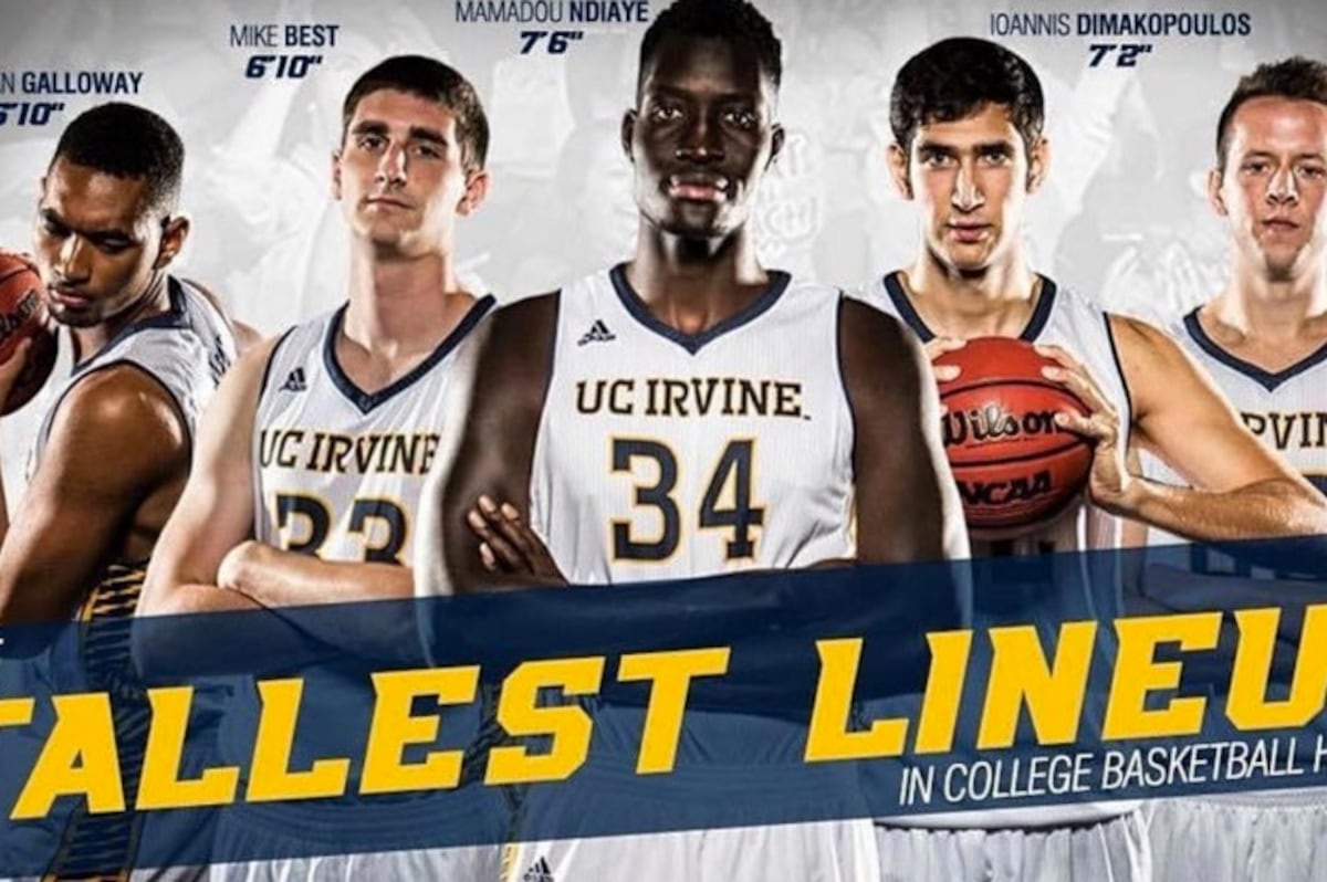 UC Irvine Wins Game Using Tallest Lineup in College Basketball History ... UC Irvine Wins Game Using Tallest Lineup in College Basketball History ...