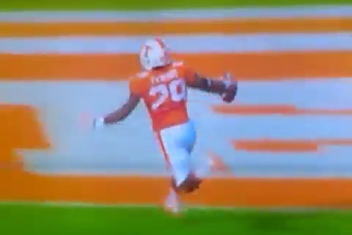 NFL Safety Eric Berry's Younger Brother Grabs Pick-6 for Vols in ...
