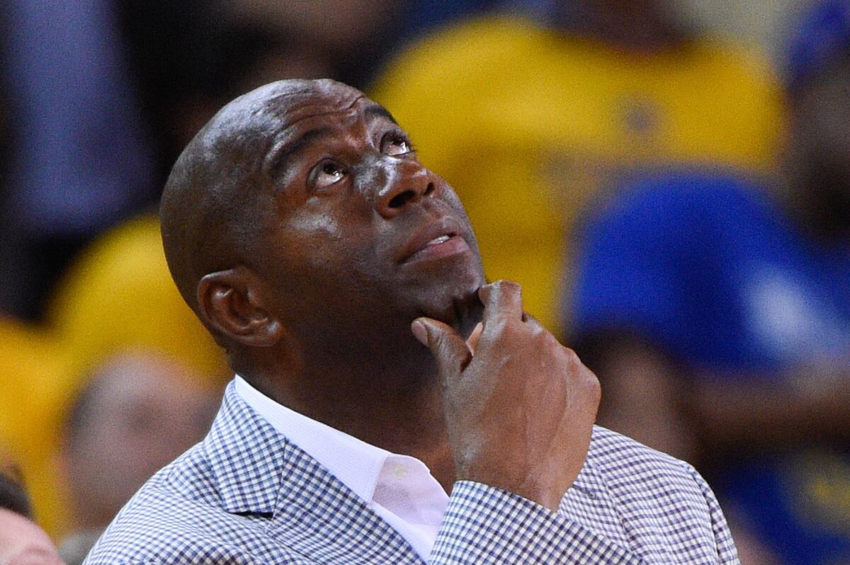 Magic Johnson Is 1st to Put Deposit on Los Angeles Rams Tickets | News ...