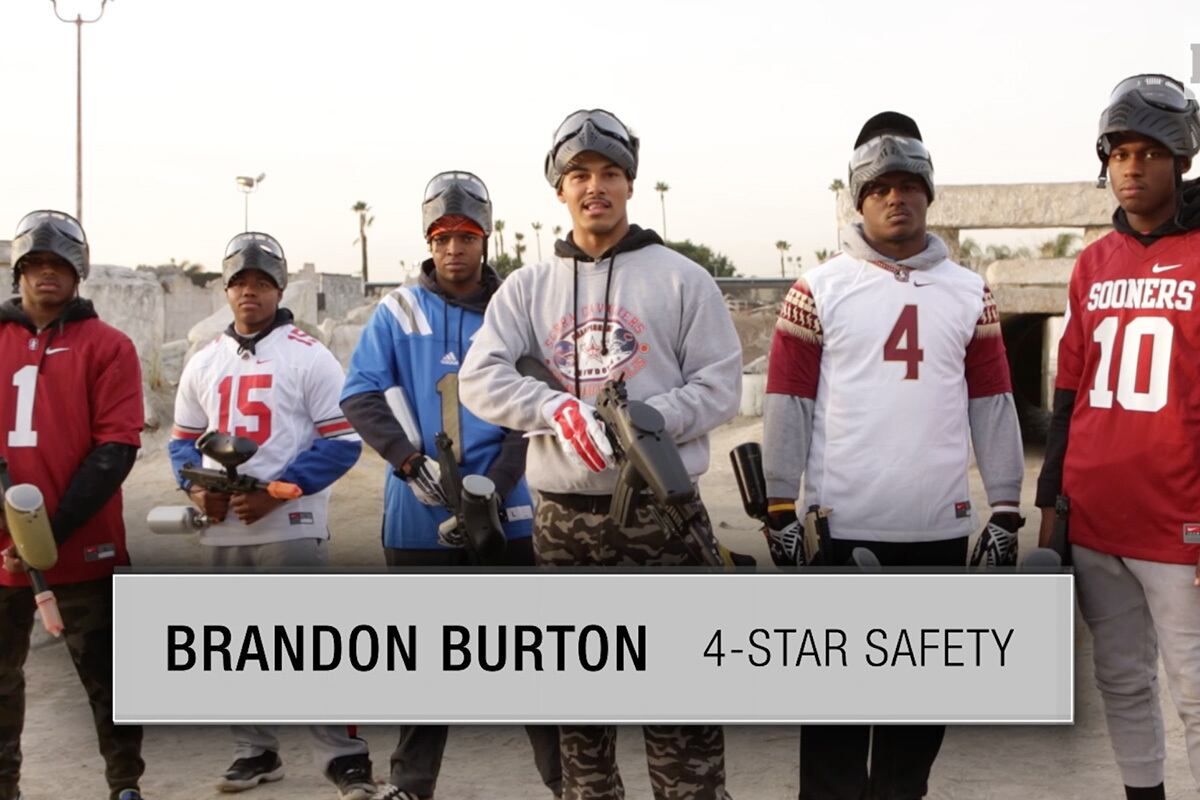 The Commitment: Watch 4-Star S Brandon Burton's Epic Paintball ...