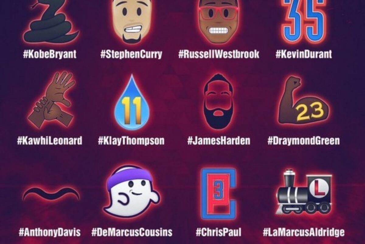 NBA Releases Emojis for Each All-Star Using Twitter Hashtags | News ...
