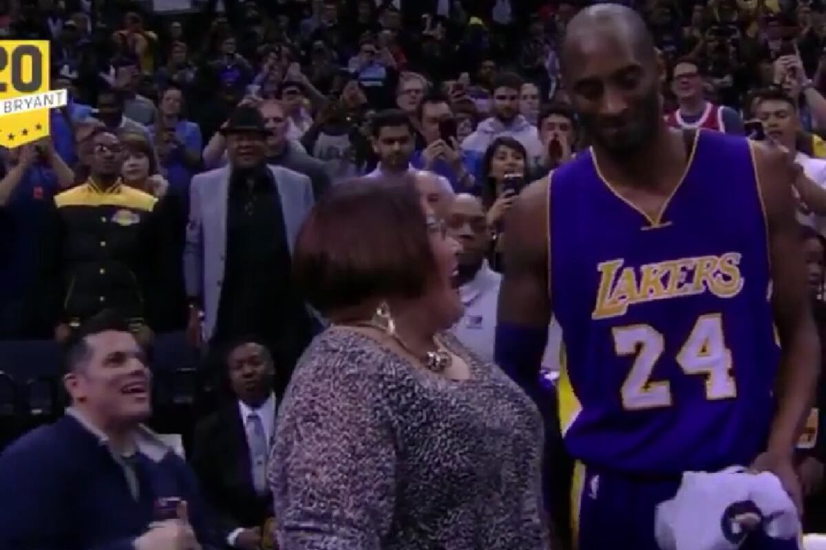 Woman Sitting Courtside Denied a Hug from Kobe Bryant | News, Scores ...