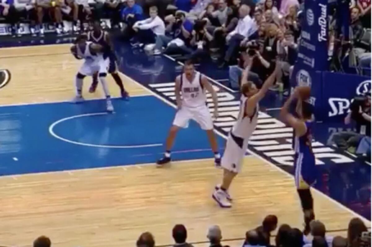 Stephen Curry 3-Pointer Falls in off the Glass | News, Scores ...