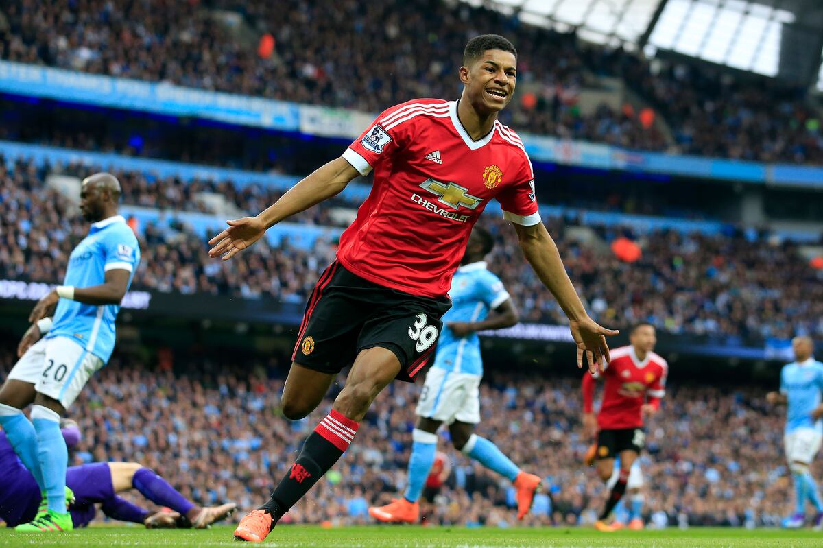 Twitter Reacts as Marcus Rashford Scores to Win Manchester Derby for ...