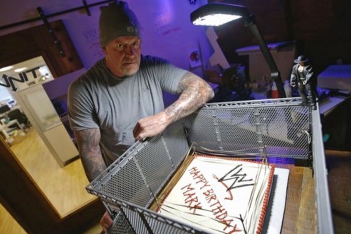 The Undertaker Receives Big-Time Hell in a Cell Cake for 51st Birthday ...