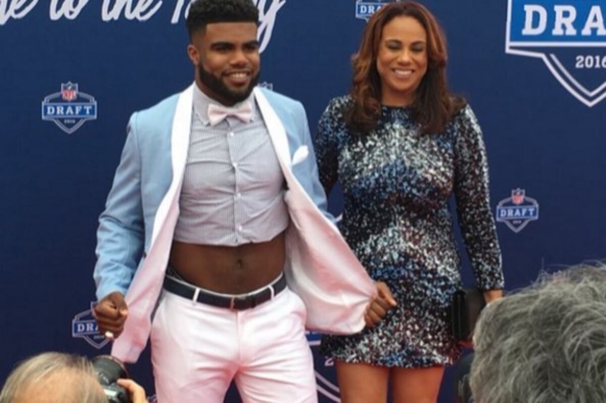Ezekiel Elliott Wears Patented Crop Top to NFL Draft | News, Scores ...