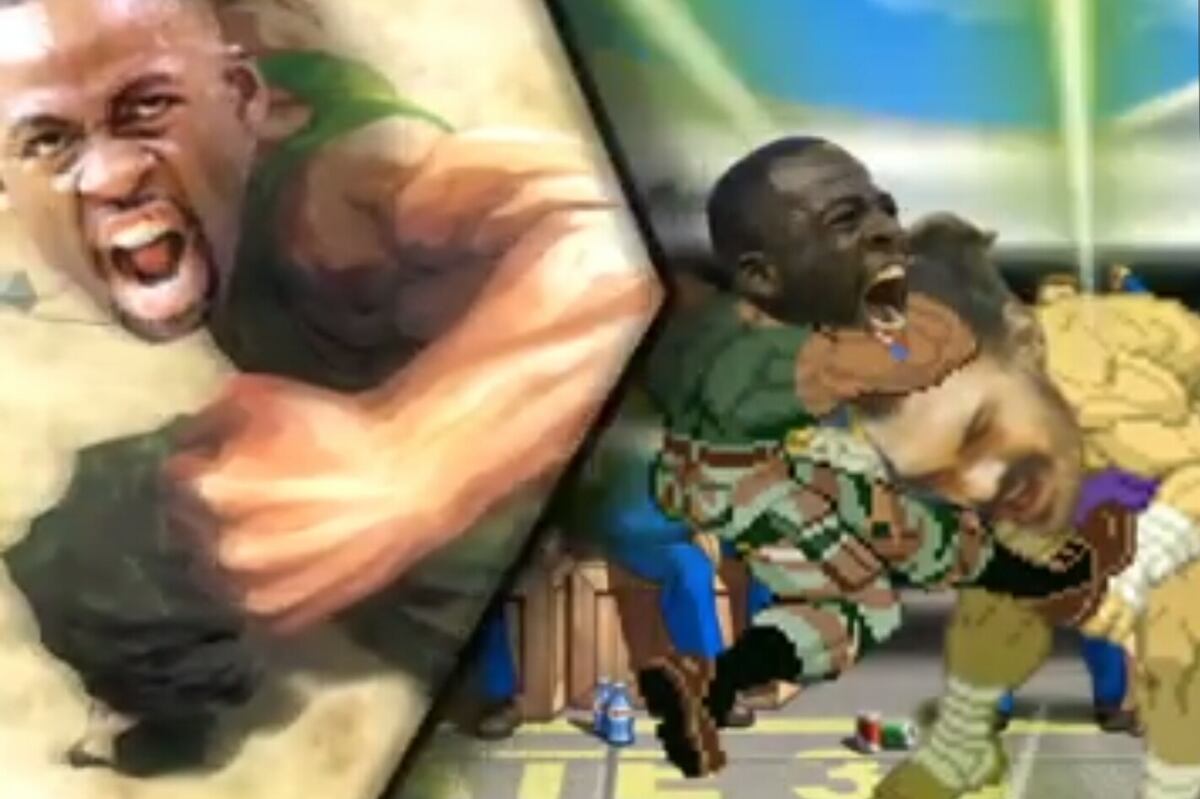 Draymond Green's Kick Reimagined as 'Street Fighter,' 'Mortal Kombat ...