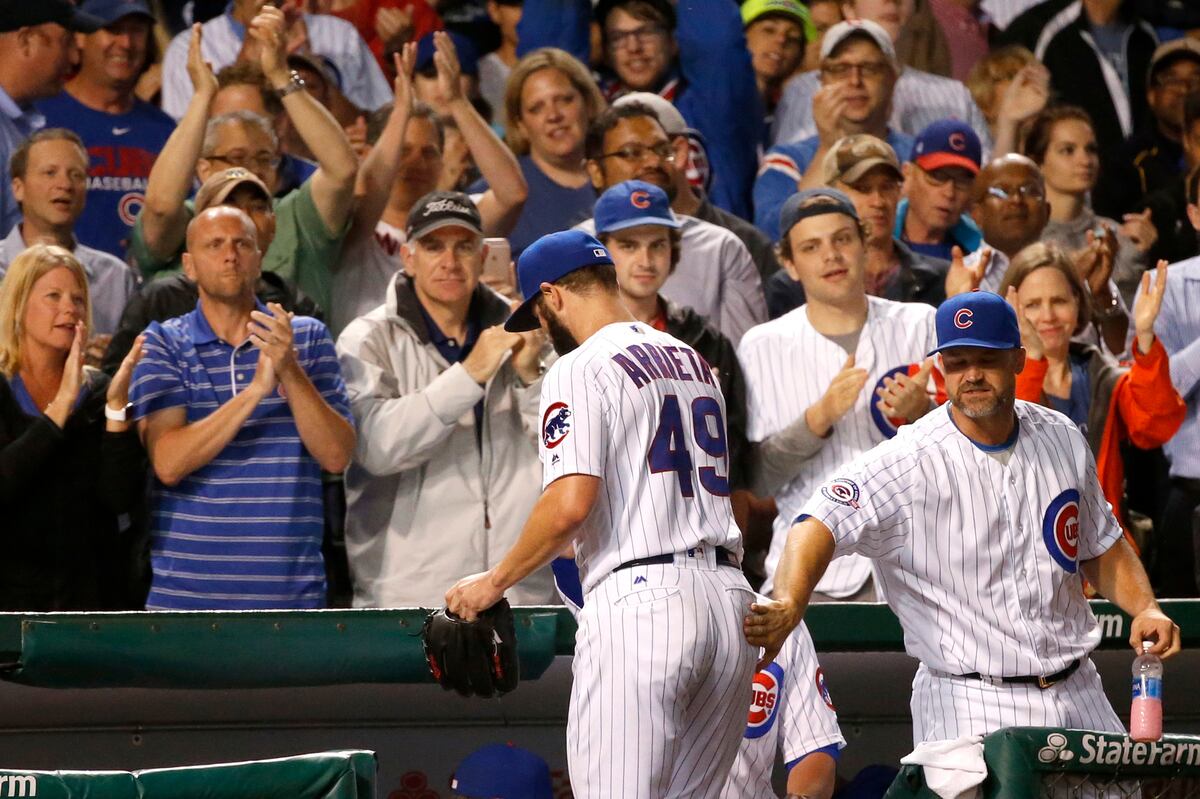 Cubs' 23-Game Win Streak with Jake Arrieta Starting Snapped vs. Dodgers ...