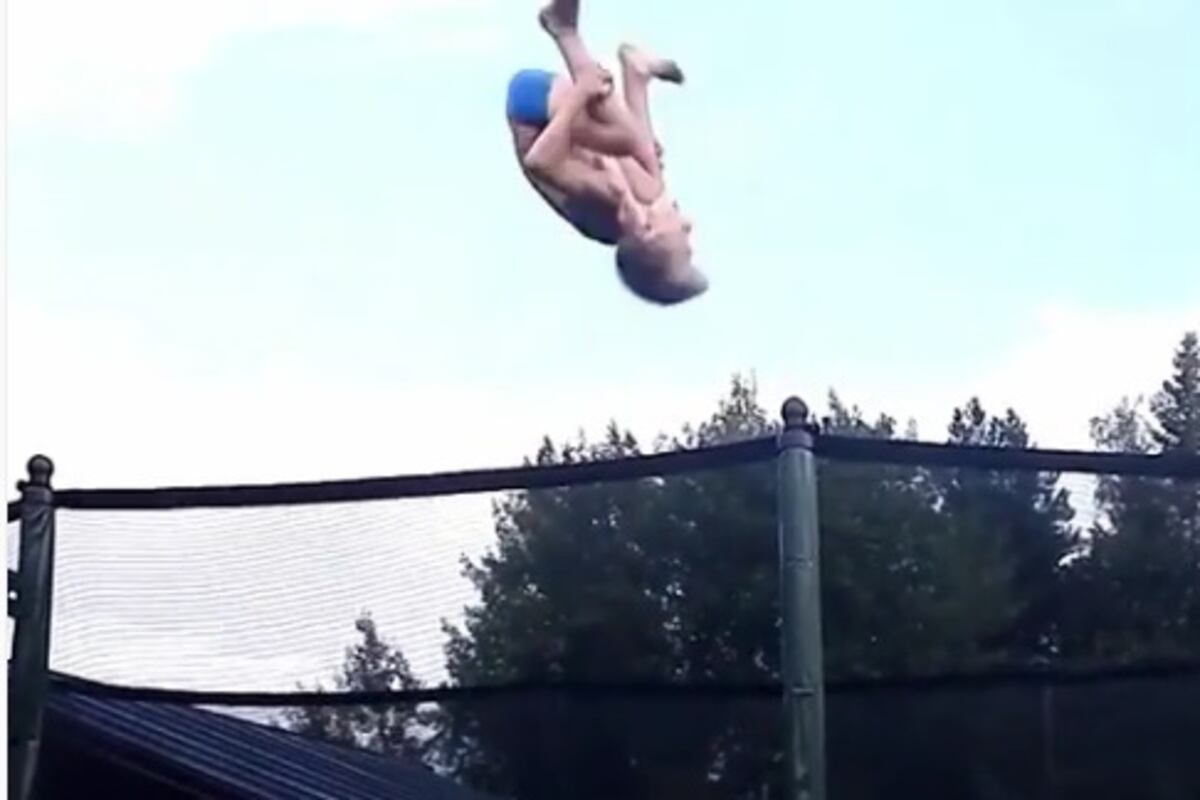 Kid Performs Quadruple Backflip on Trampoline | News, Scores ...