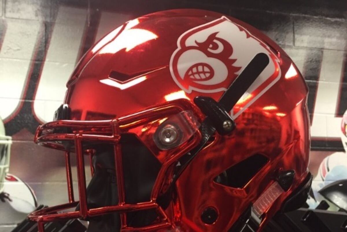 Louisville to Debut Red Chrome Helmets in Showdown vs. Florida State ...