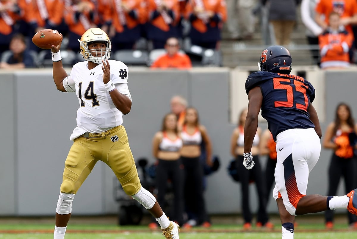 Notre Dame vs. Syracuse: Live Score, Highlights for Fighting Irish vs ...