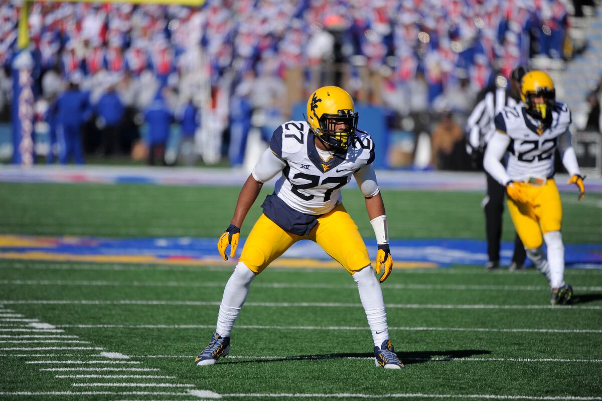 West Virginia's Sean Walters Snatches Interception off Texas Tech ...