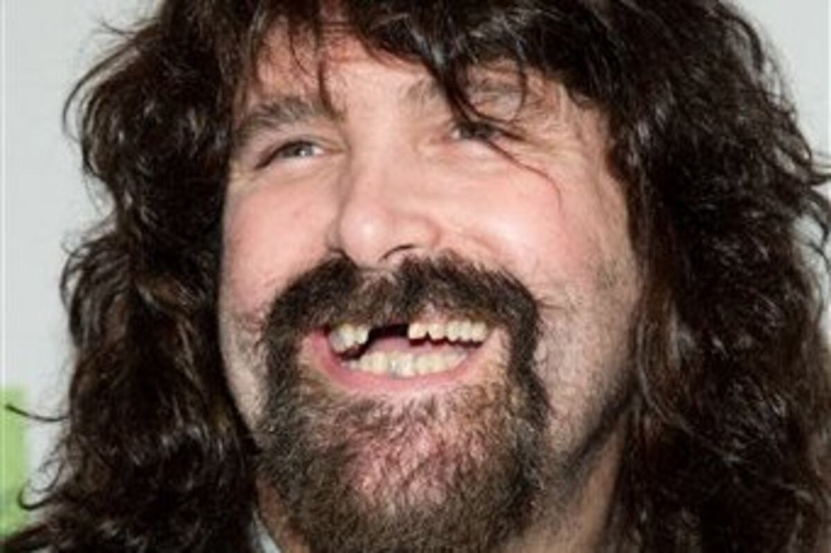 Mick Foley Loses False Teeth While Screaming at Sami Zayn | Bleacher ...