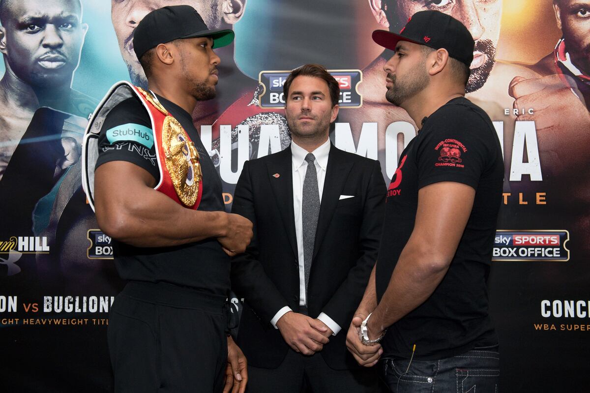 Anthony Joshua vs. Eric Molina: Fight Time, Date, TV Info and Preview ...