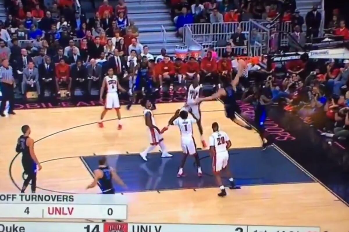 Duke Guard Grayson Allen Throws Down Vicious Dunk vs. UNLV | News ...