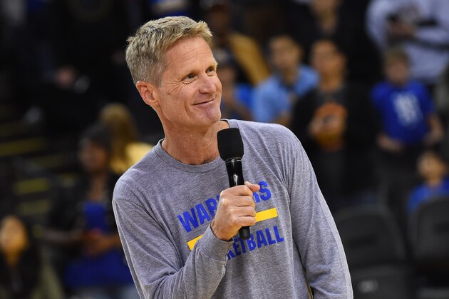 Steve Kerr Honors Craig Sager Before Warriors vs. Knicks Game