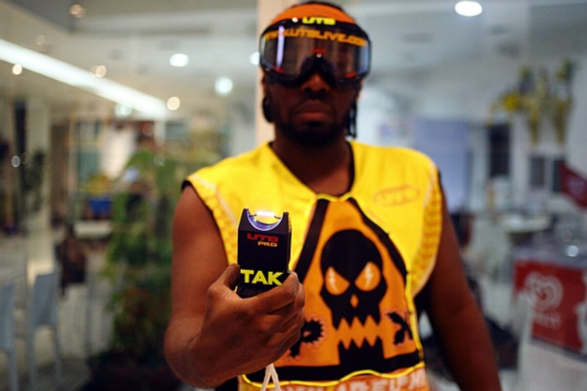 Ultimate Tazer Ball: The Electrifying Mashup of Stun Guns and Soccer ...