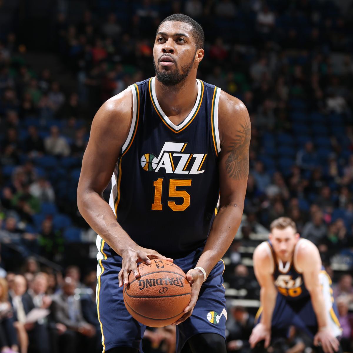 Derrick Favors Reportedly a Trade Target for Phoenix Suns Ahead of 2017 ...