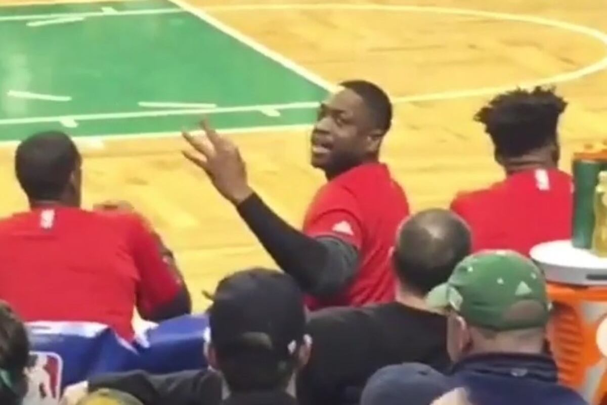 Dwyane Wade Reminds Heckling Celtics Fan How Many Rings He Has | News ...