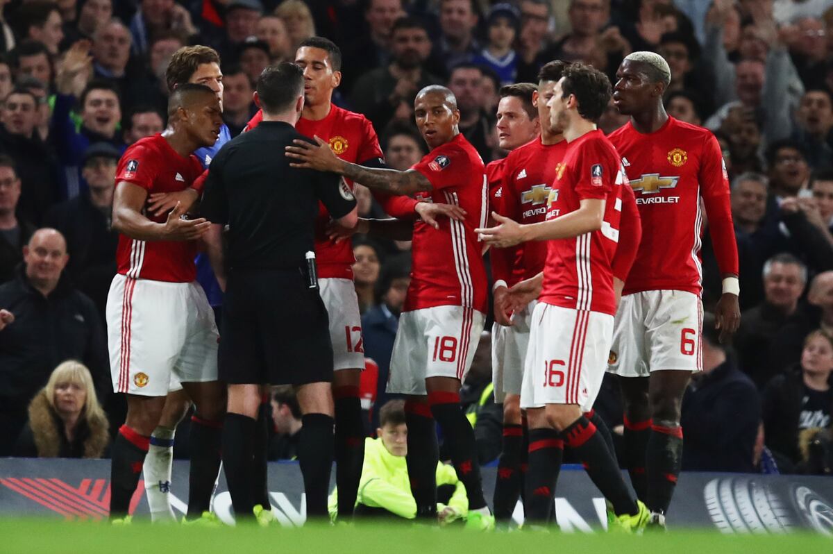 Manchester United Fined for Failure to Control Players in FA Cup vs ...