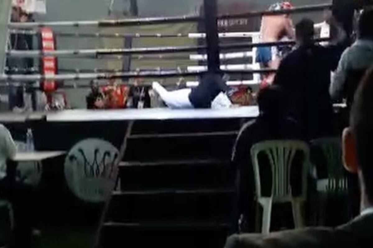 Poor Referee in Muay Thai Fight Gets Knocked Out Hard by an Errant ...