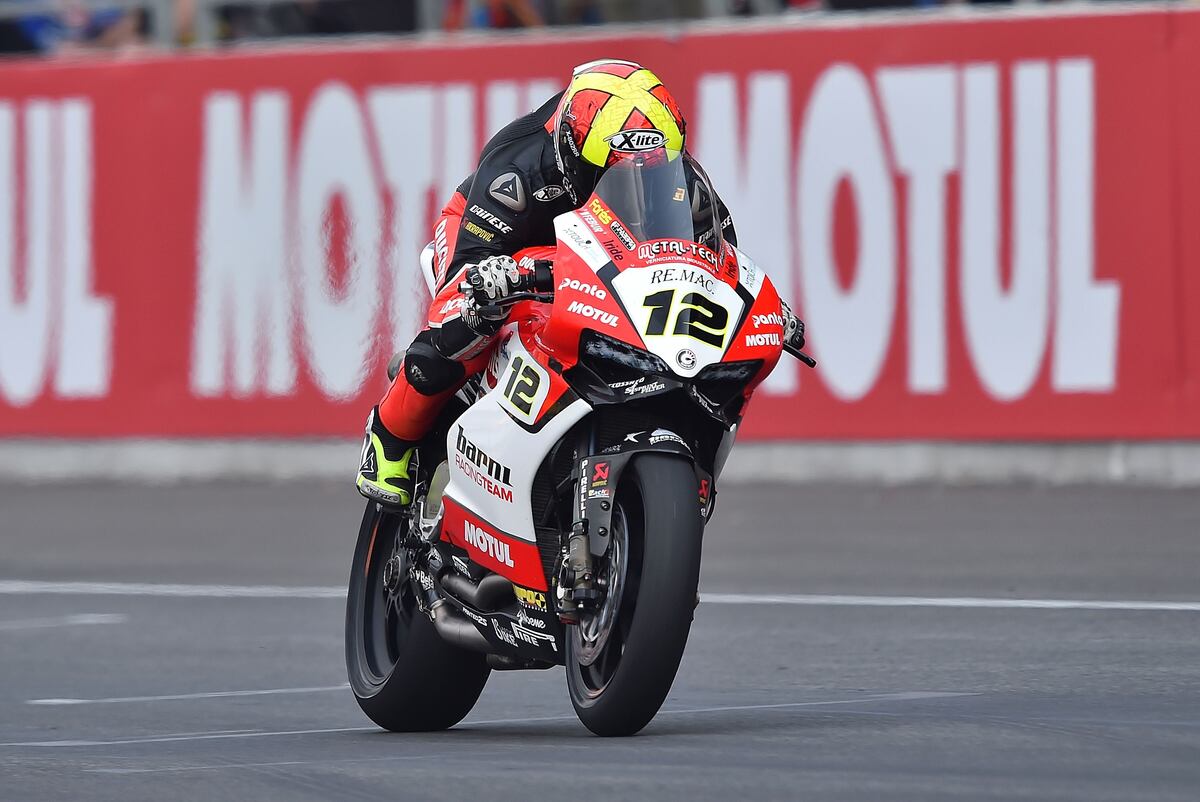 Superbike Racer Javier Fores Catches Fire During Spanish Qualifying ...